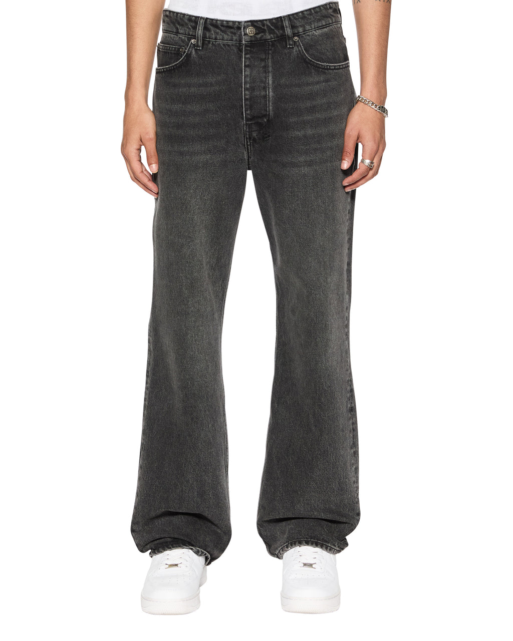 Mens Bronko Blakk Rokk Bootcut Denim Jeans | Ksubi