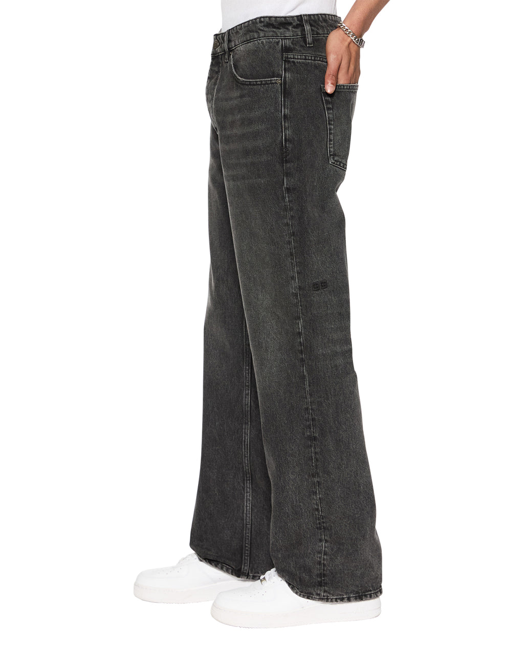 Mens Bronko Blakk Rokk Bootcut Denim Jeans | Ksubi