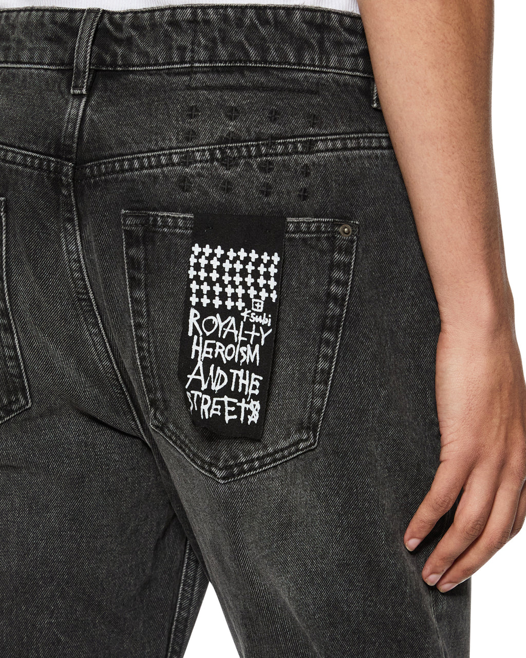 Mens Bronko Blakk Rokk Bootcut Denim Jeans | Ksubi