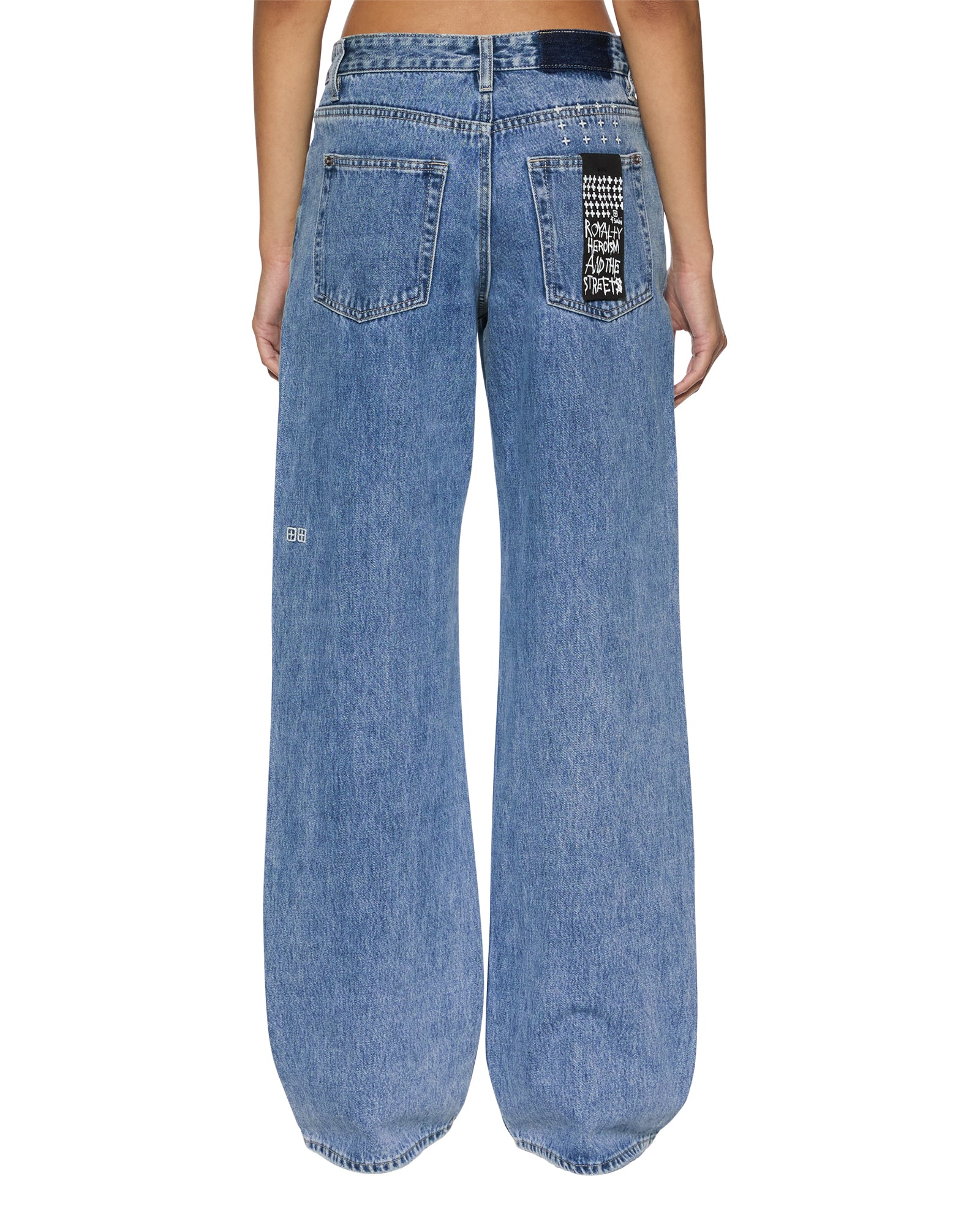 Low Rider Low Rise Jeans Heritage - Blue Denim | Ksubi
