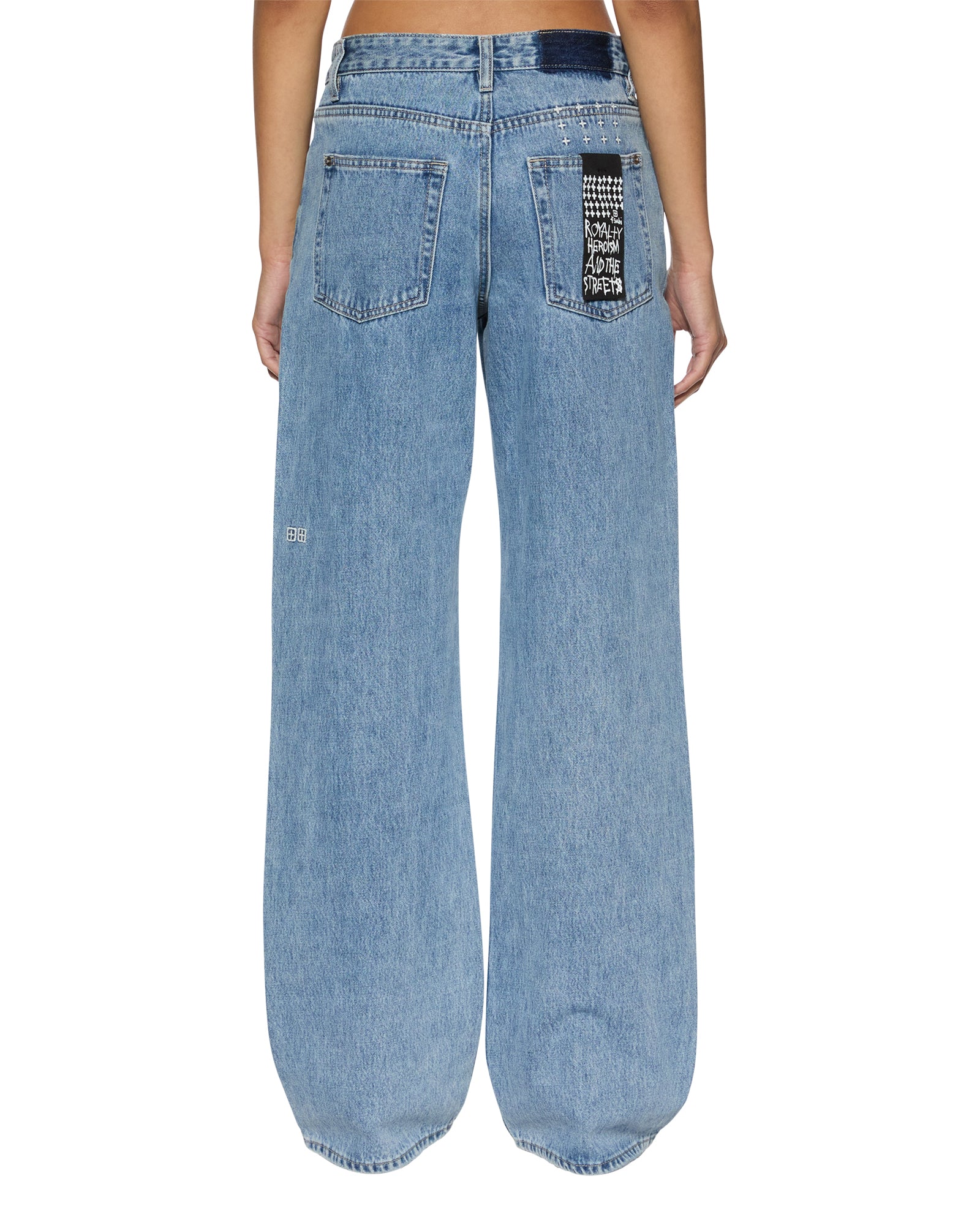 Low Rider Low Rise Jeans Heritage - Blue Denim | Ksubi