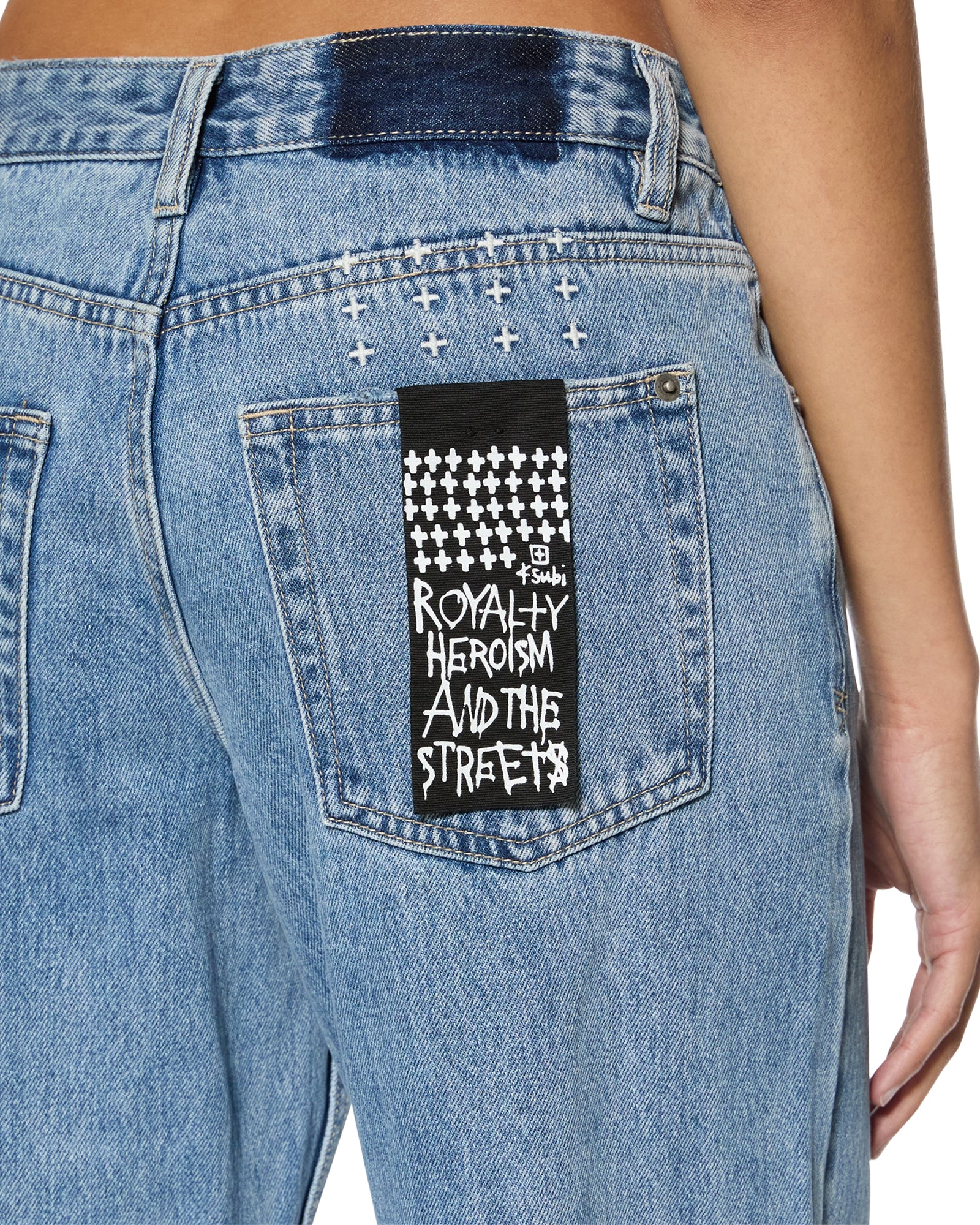 Low Rider Low Rise Jeans Heritage - Blue Denim | Ksubi