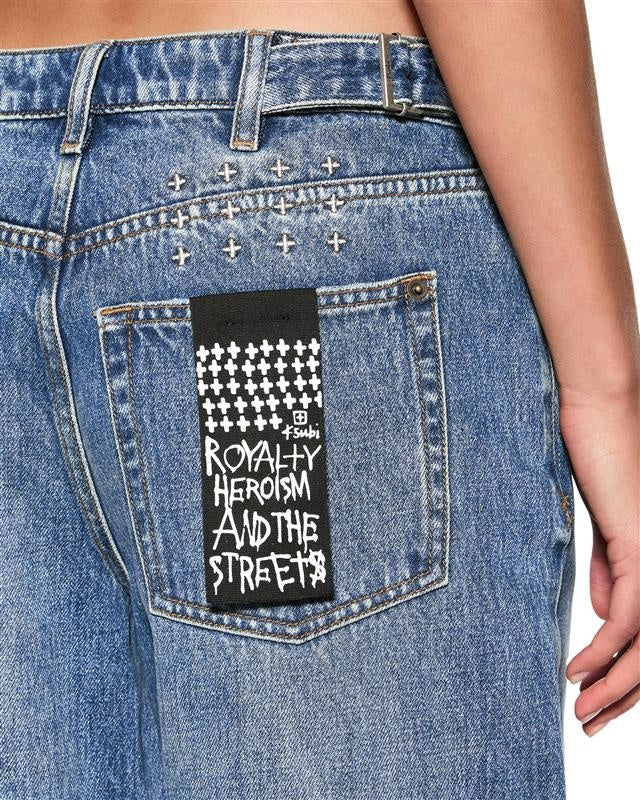 Low Rider Low Rise Jeans Heritage - Blue Denim | Ksubi