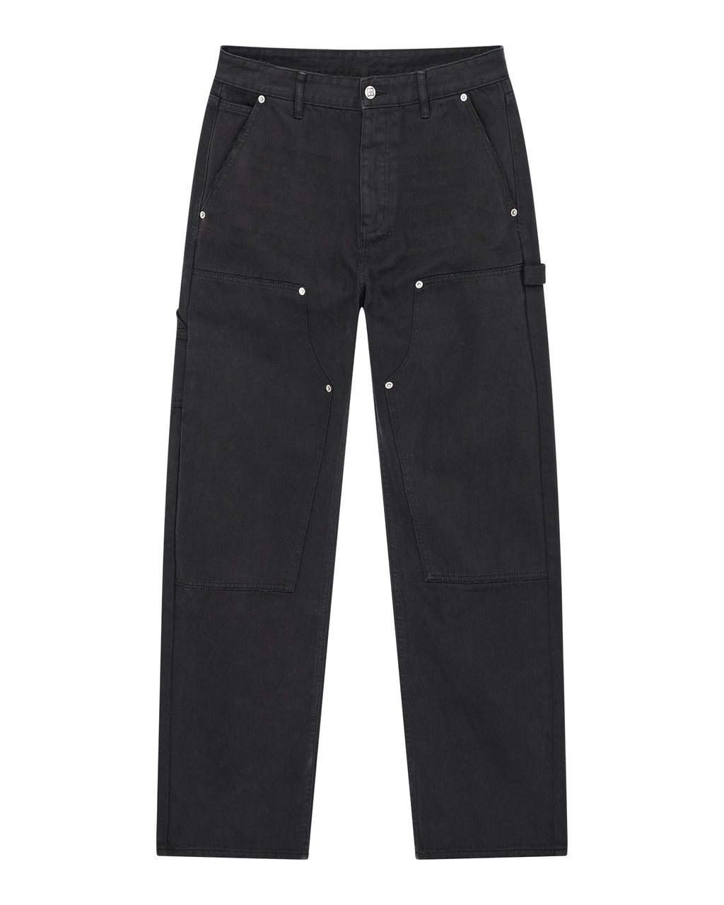 Mens Operator Pant Jasper Black Relaxed Denim Jeans | Ksubi