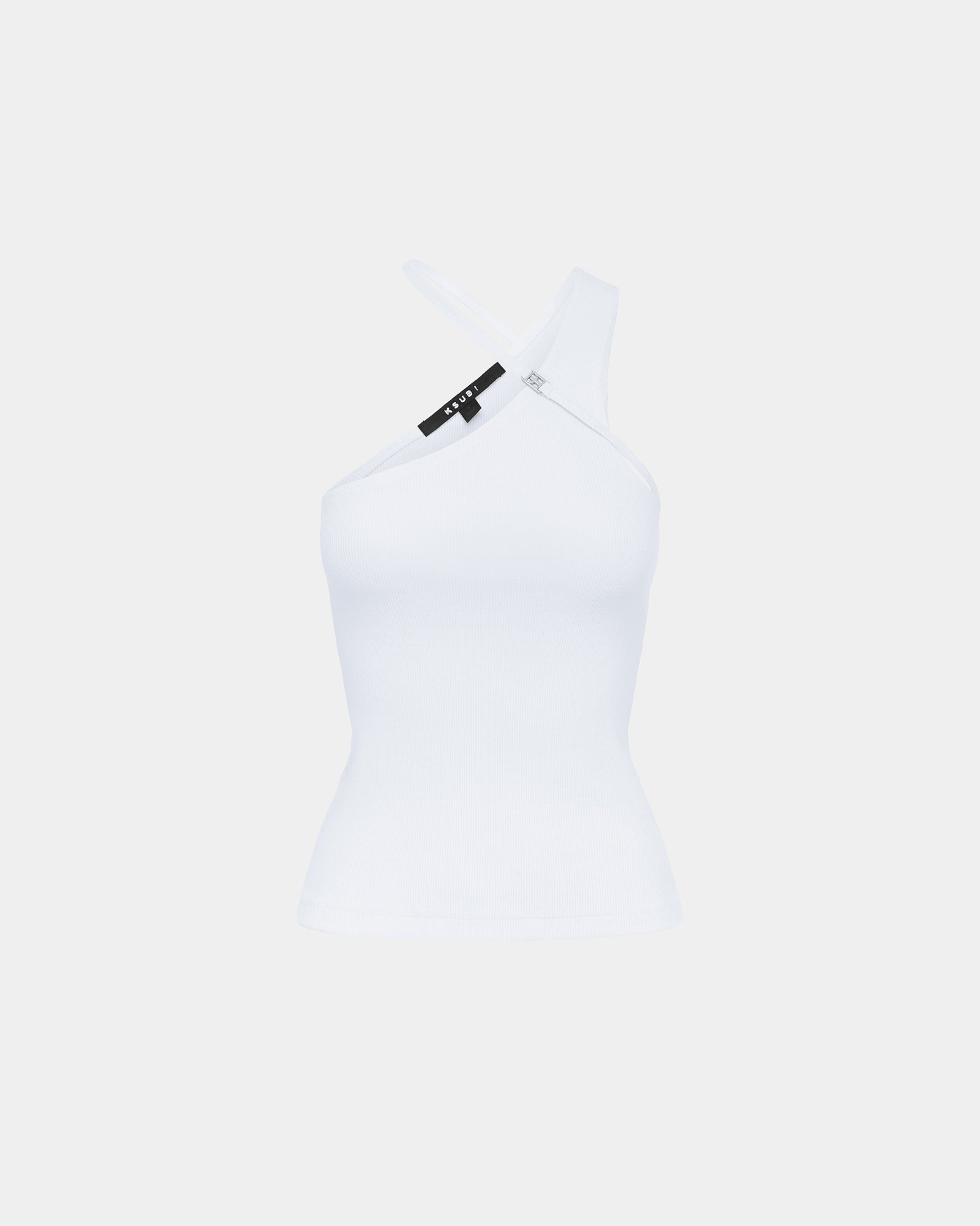 Womens Score Tank White Tees | Ksubi